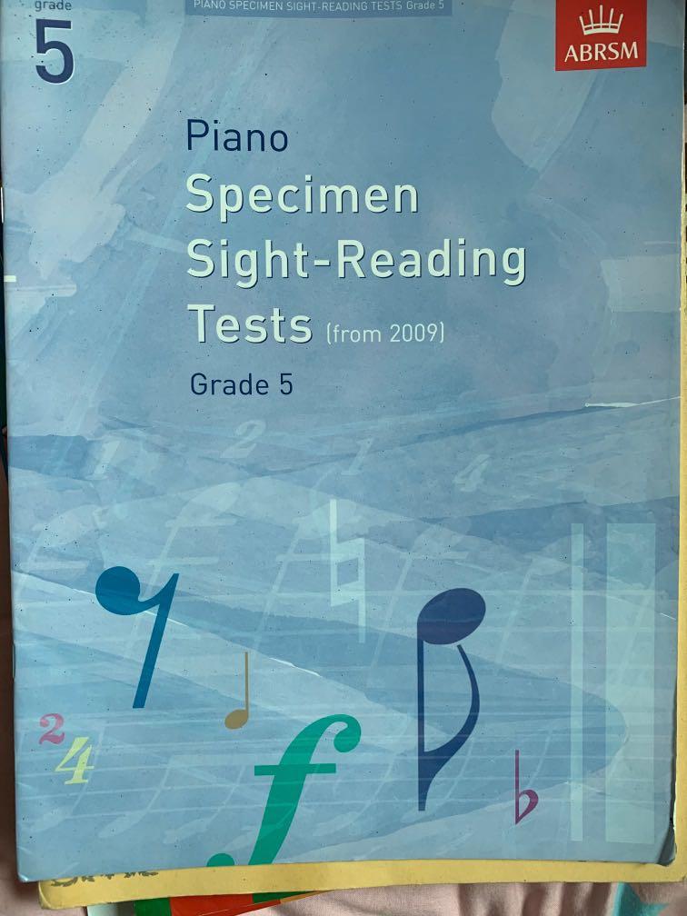ABRSM Grade 5 Piano Specimen Sight-Reading Tests from 2009, 興趣及遊戲, 書本 ...
