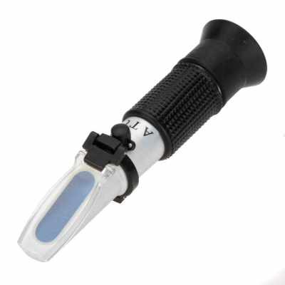ATC Handheld Honey Sugar Solution Brix Refractometer Saccharometer ...