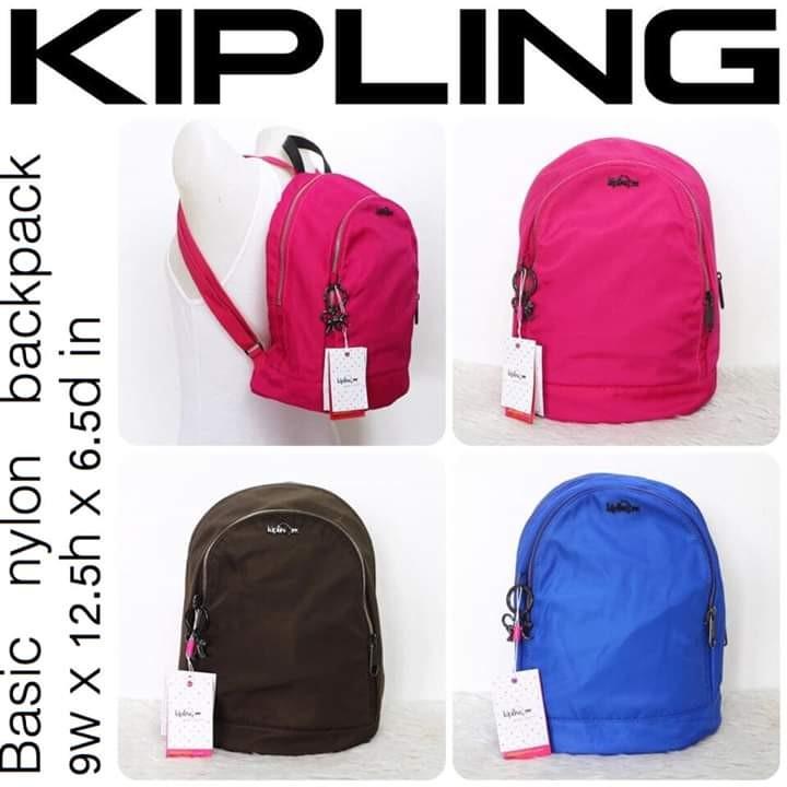 basic nylon backpack on Carousell