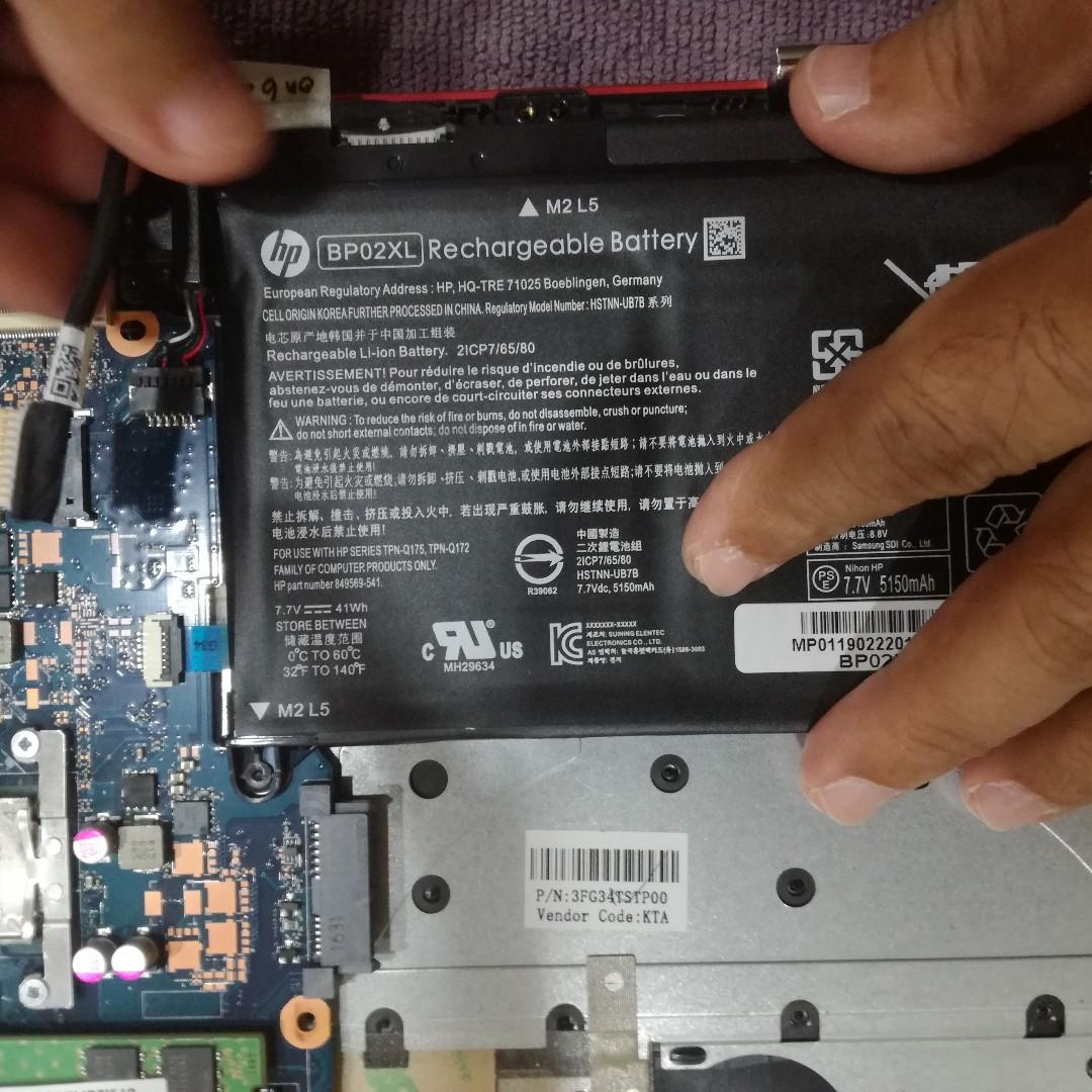BATTERY | REPLACE | NEW | HP 15 series | Repair Baiki Format MacBook ...