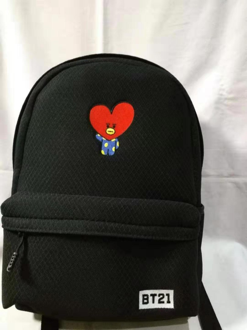 BT21 Korean Backpack with free Key Chain, Men's Fashion, Bags ...