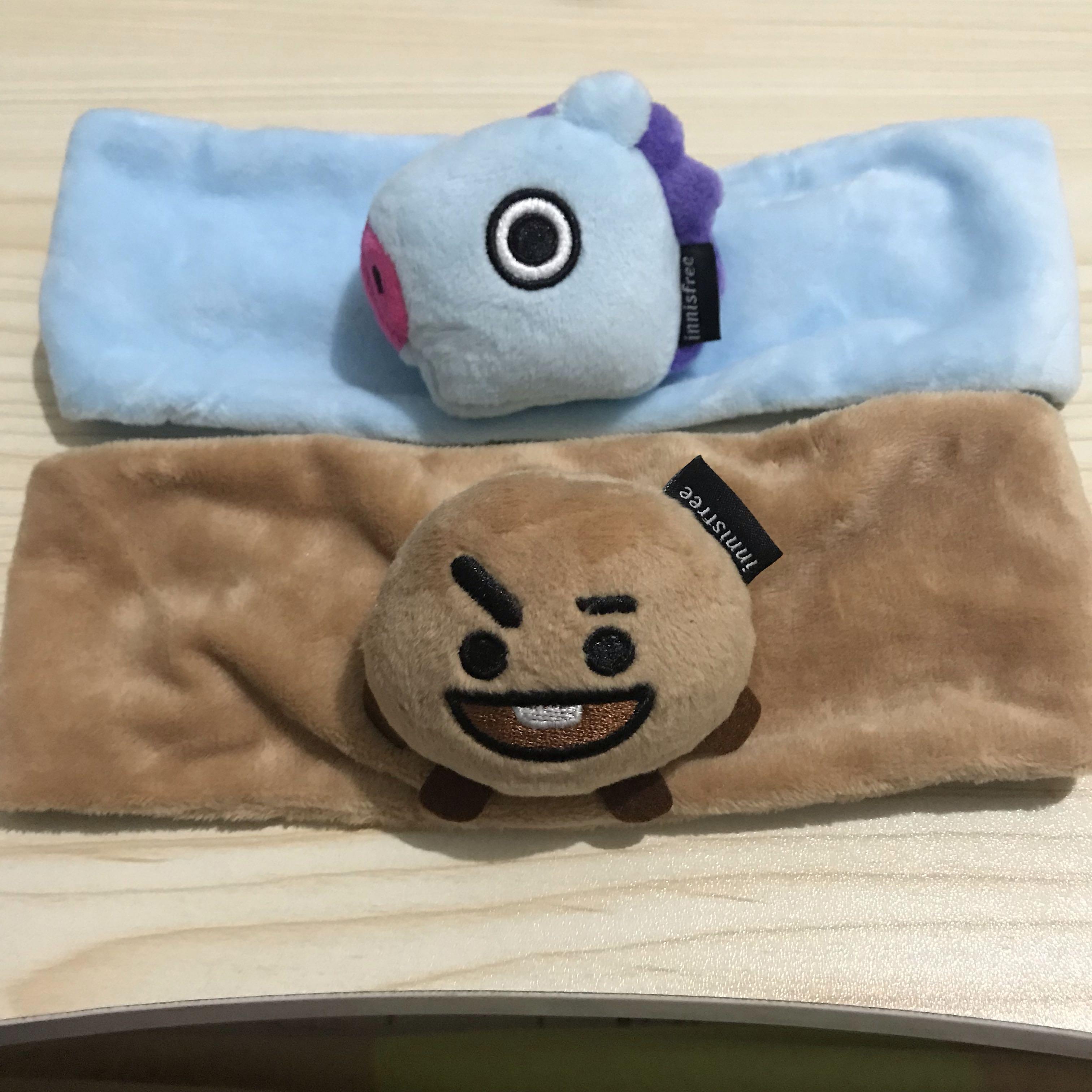 [BTS / BT21] BT21 Innisfree Headbands (Shooky / Mang), Hobbies & Toys ...