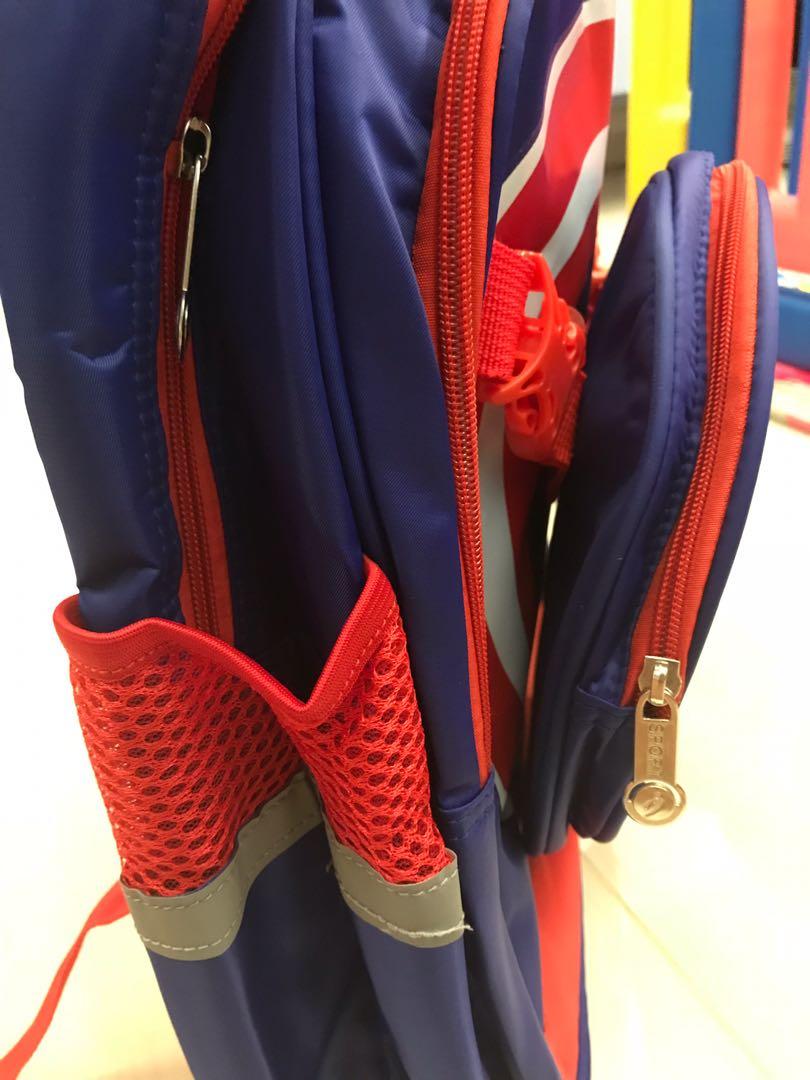 Captain America backpack bag, Babies & Kids, Going Out, Diaper Bags ...