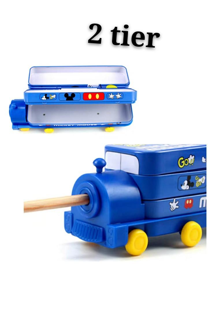 Cute Cartoon Train Pencil Case / Box, Hobbies & Toys, Stationery ...