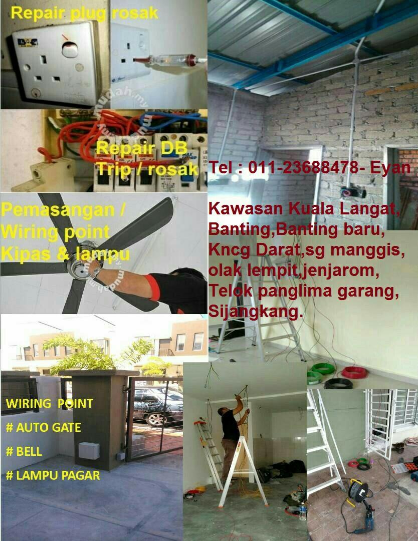 Elektrik Wiring dan Pemasangan, Services, Home Services, Electrical ...