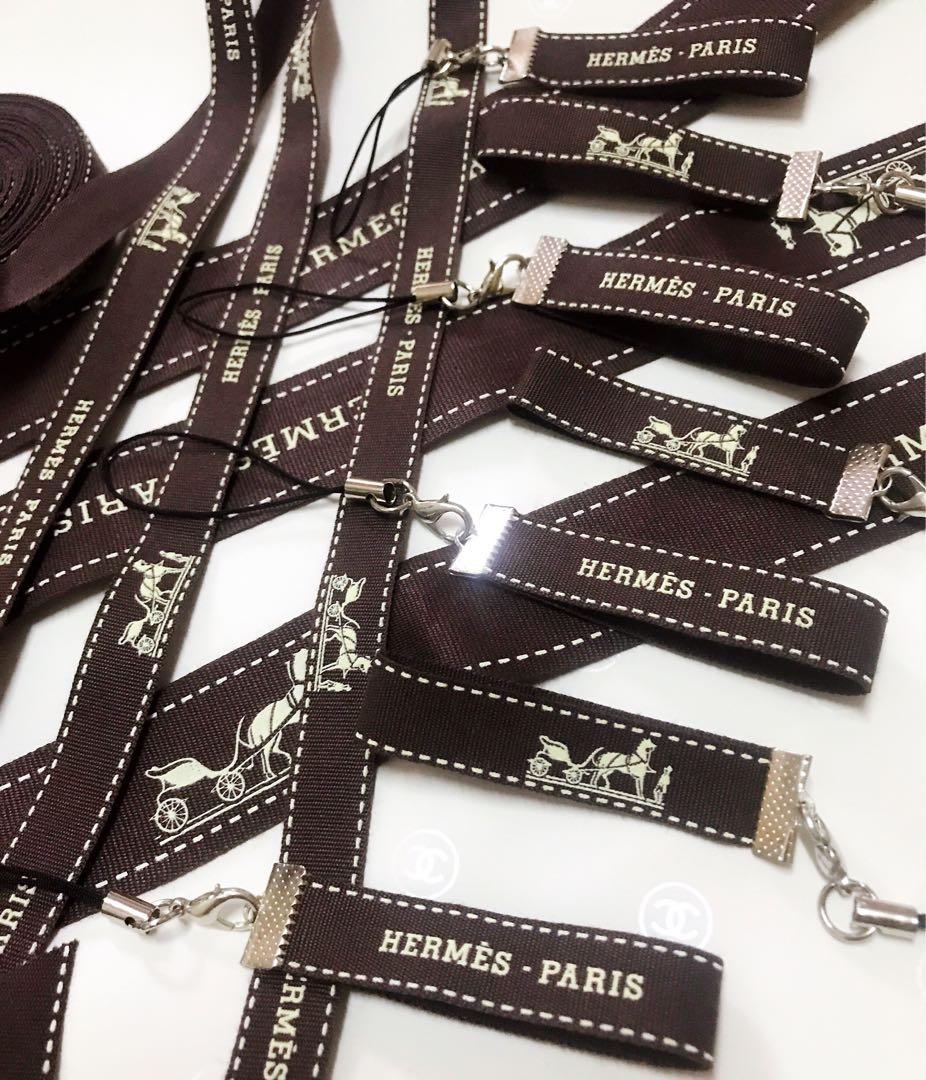 Hermes ribbon diy accessories, Luxury, Accessories on Carousell