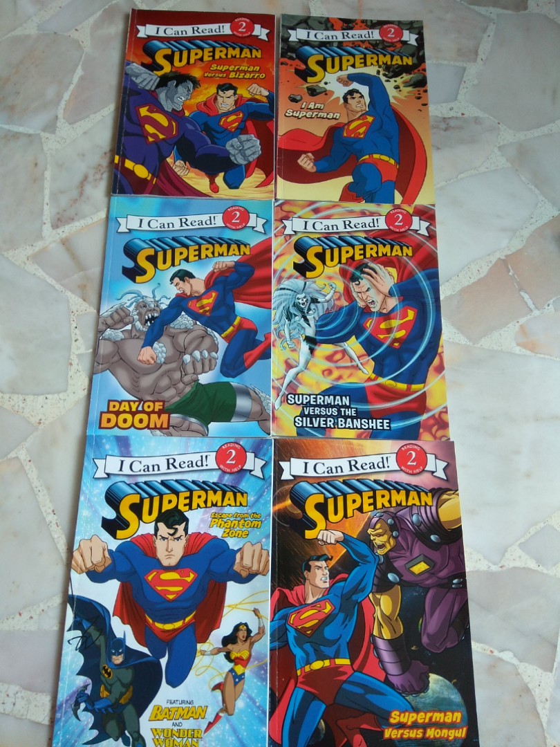 I Can Read! Level 2 Superman series, Hobbies & Toys, Books & Magazines ...