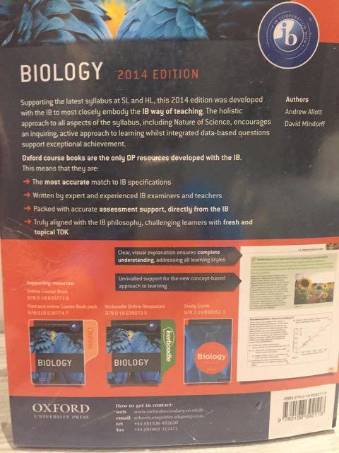 IB Biology Textbook Oxford, Hobbies & Toys, Books & Magazines ...