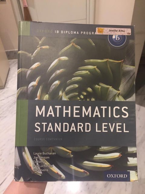 IB Math SL/ Standard Level Textbook Oxford, Hobbies & Toys, Books ...