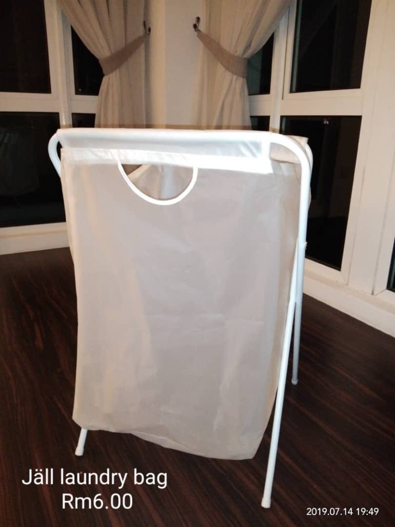 Ikea Jall laundry bag, Furniture & Home Living, Bathroom & Kitchen ...