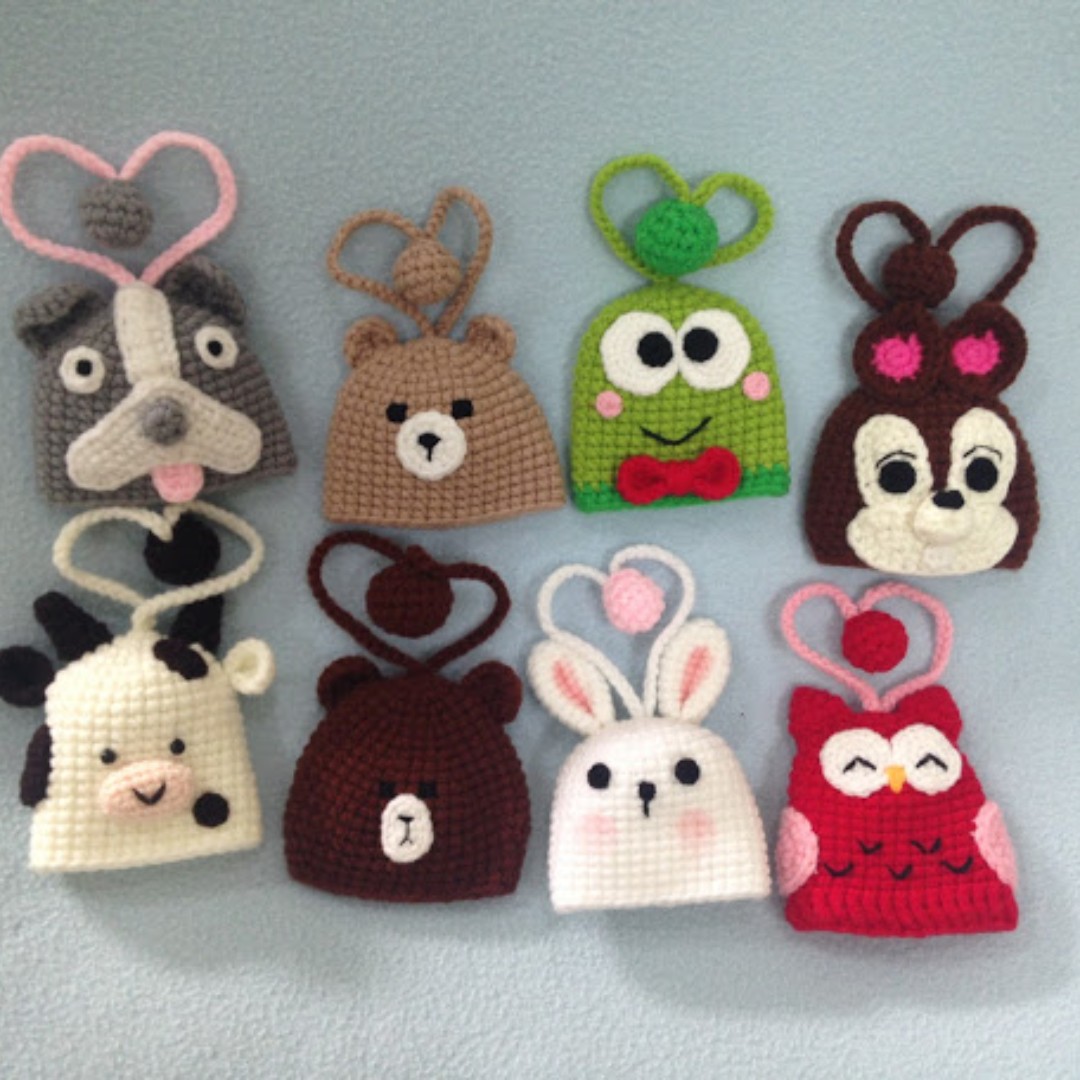 Crochet Key Chain Cover, Hobbies & Toys, Stationery & Craft, Handmade ...