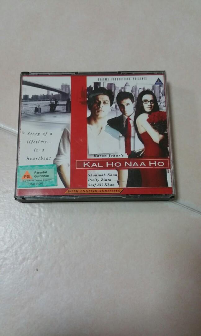 Kal Ho Naa Ho SRK Shah Rukh Khan VCD Movie, Hobbies & Toys, Music ...