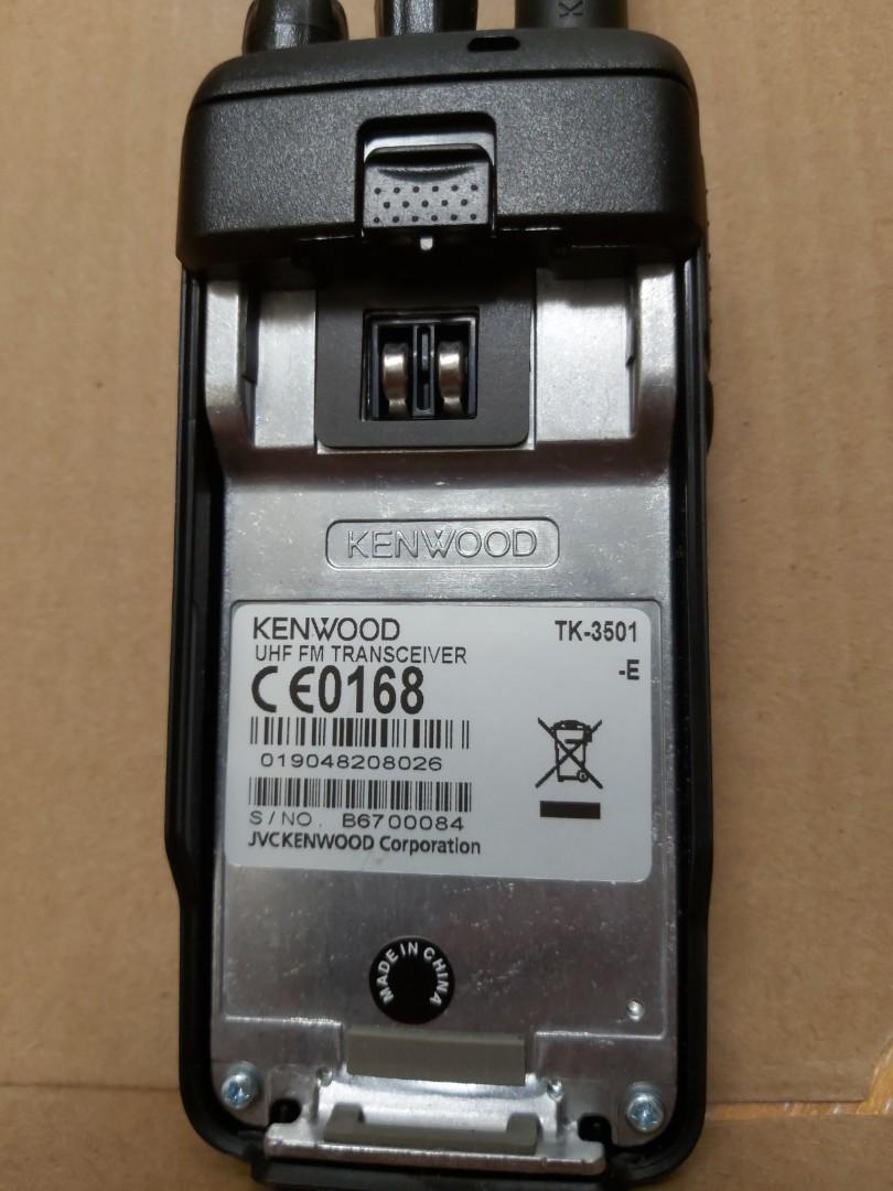KENWOOD ProTalk TK-3501 UHF Walkie Talkie, Mobile Phones & Gadgets, Walkie-Talkie on Carousell