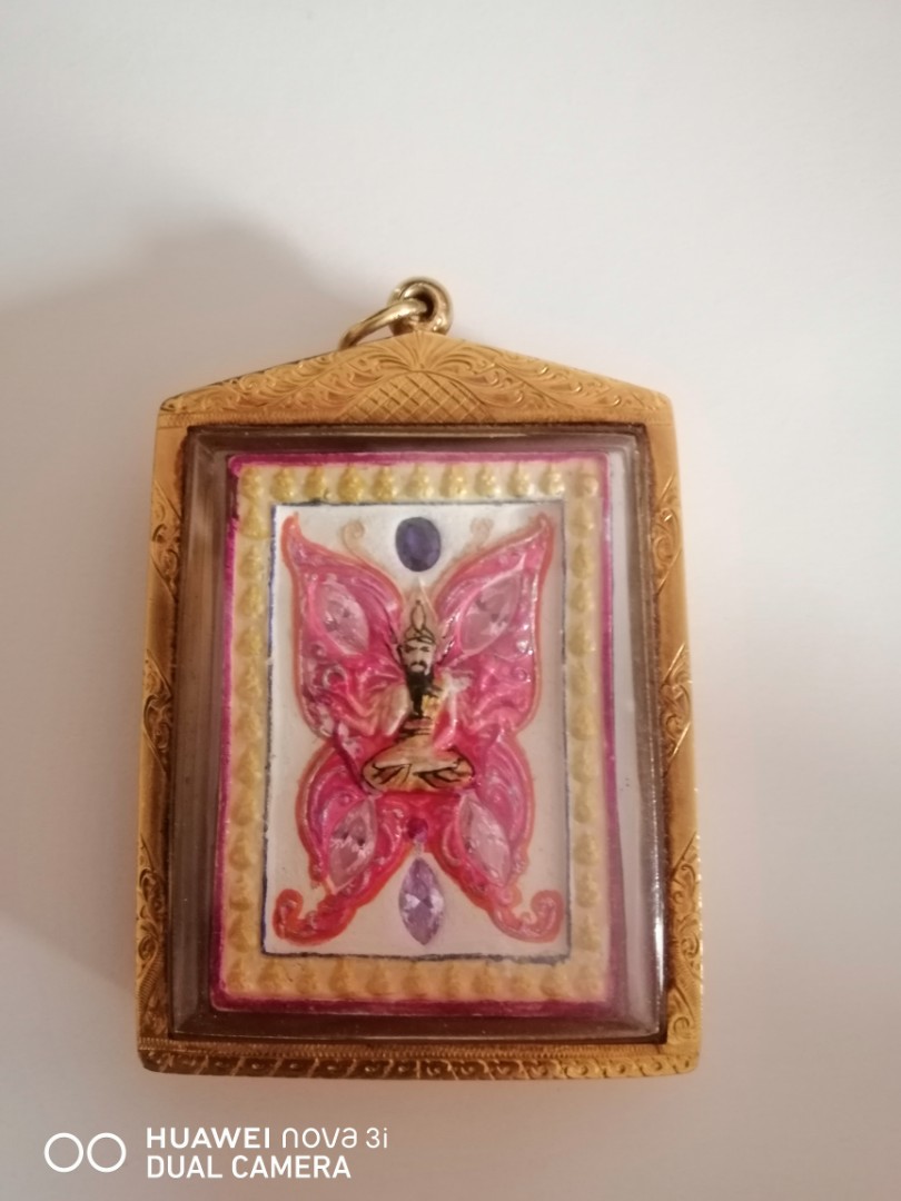 Kruba Krissana Butterfly Amulet, Everything Else on Carousell