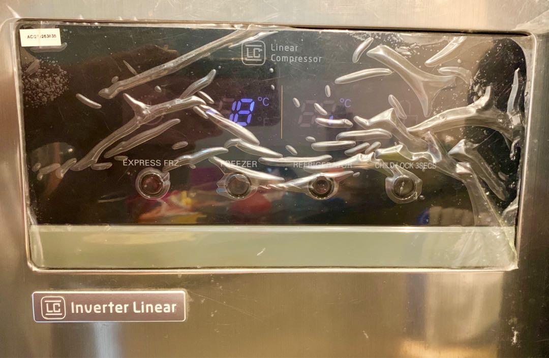 LG linear inverter compressor Side by side refrigerator, TV & Home ...