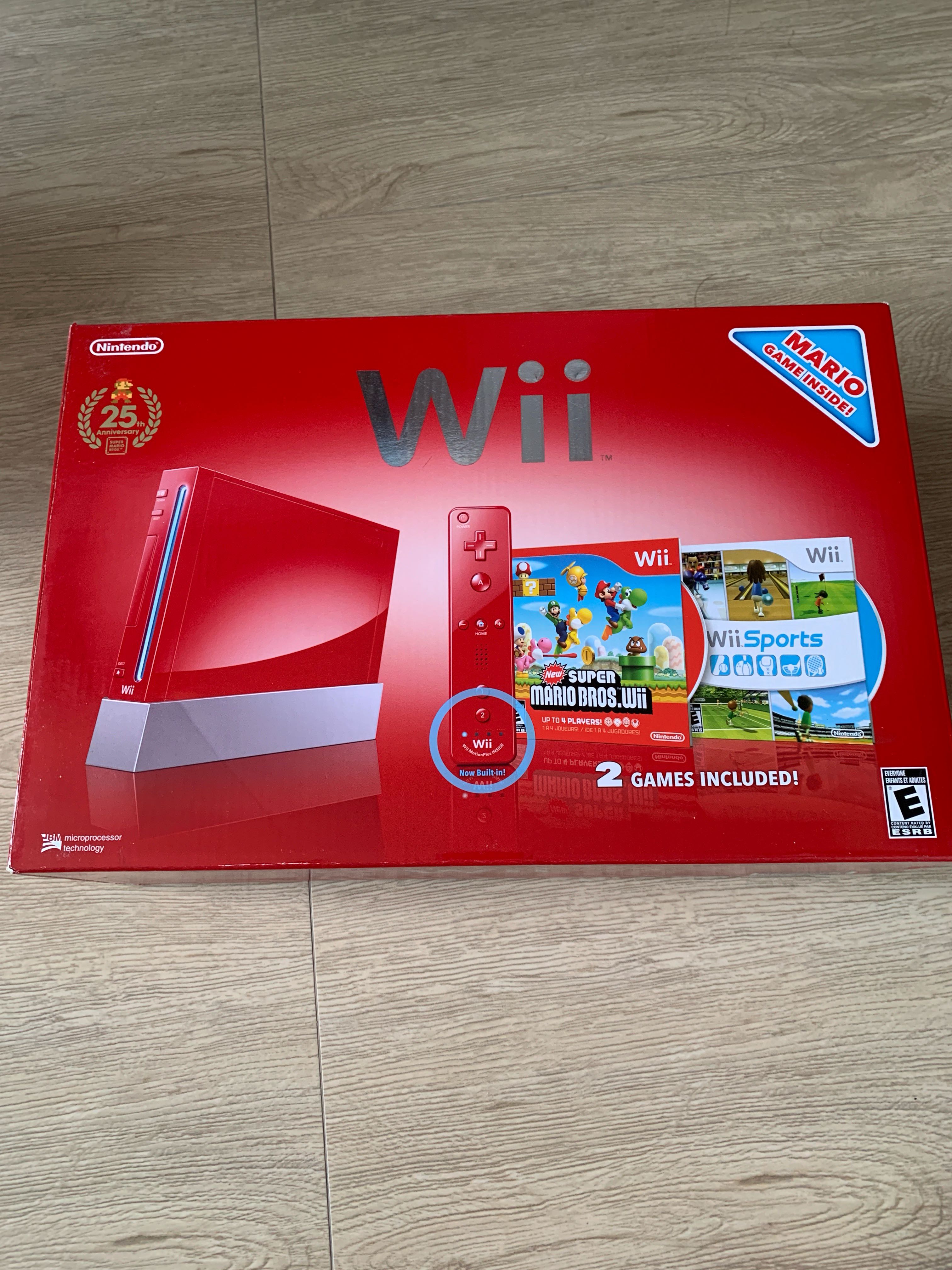 Limited Edition 25th Anniversary Super Mario Wii, Video Gaming, Video ...