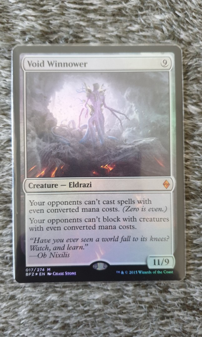 Magic The Gathering: Void Winnower (BFZ) Foil, Hobbies & Toys, Toys ...
