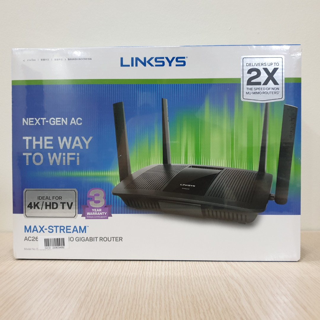 [NEW] Linksys AC2600 MU-MIMO Gigabit Router, Computers & Tech, Parts ...