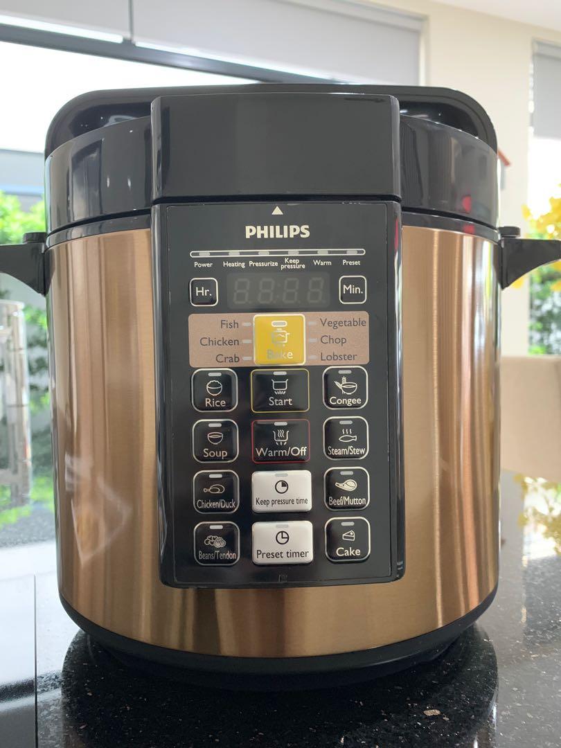 Philips computerized Pressure Cooker, TV & Home Appliances, Kitchen ...