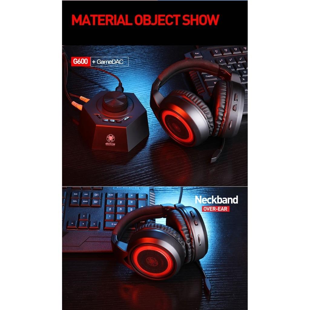 PLEXTONE G600 Game DAC Neckband Headset & Sound Amplifier, Video Gaming ...