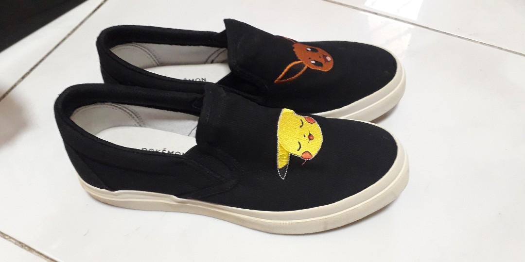 Pokemon shoes - pikachu & evie, Everything Else on Carousell