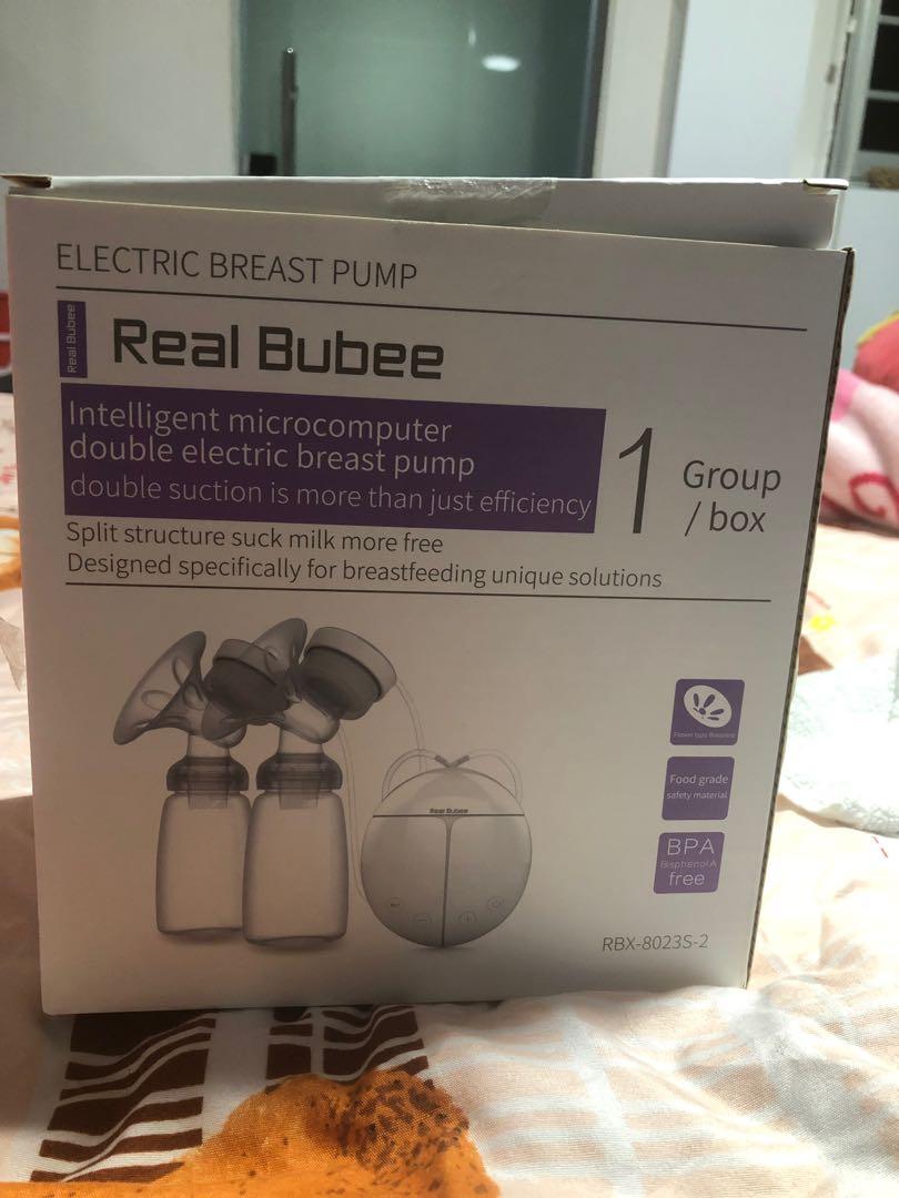 Real Bubee Double Electric Breast Pump, Babies & Kids, Nursing ...