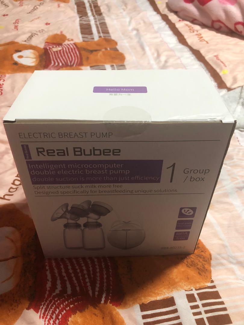 Real Bubee Double Electric Breast Pump, Babies & Kids, Nursing ...