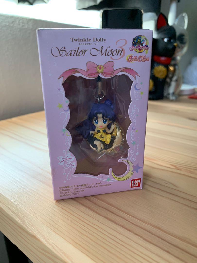 SAILOR MOON TWINKLE DOLLY 3 Human Luna on Crescent Moon with Konpeito ...