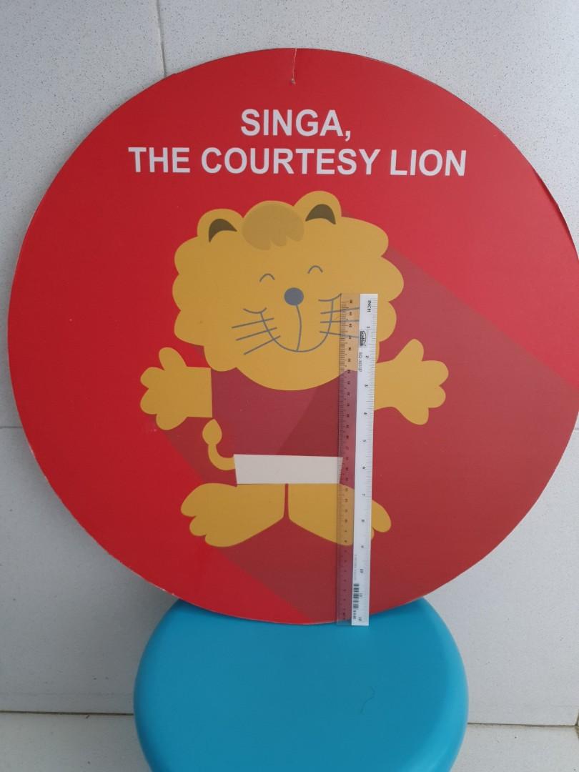 Singa, The Courtesy Lion, Hobbies & Toys, Memorabilia & Collectibles ...