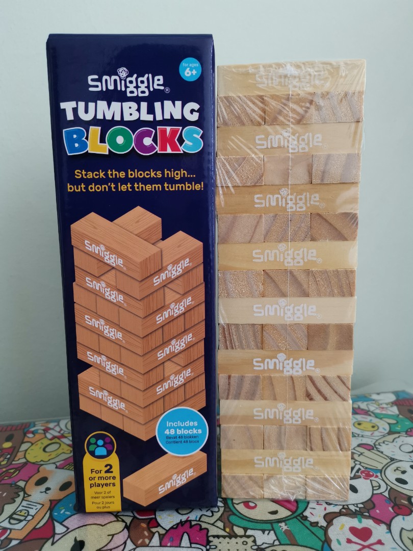 Smiggle Tumbling Blocks 6+, Hobbies & Toys, Toys & Games on Carousell