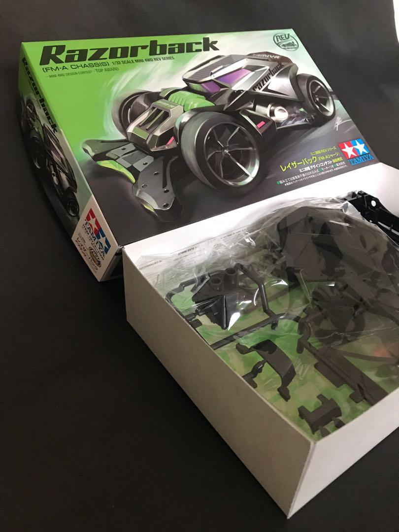 Tamiya Mini 4WD Razorback (FM-A Chassis), Hobbies & Toys, Toys & Games ...
