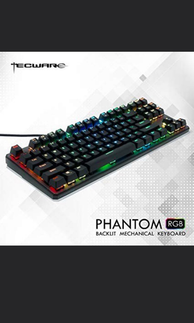 Tecware Phantom 87 Key Mechanical Keyboard, Computers & Tech, Parts ...