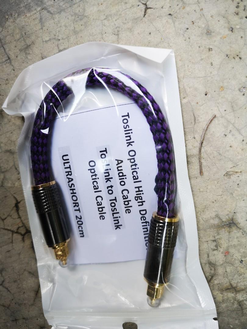 Ultra Short 20cm Toslink Optical High Definition Audio Cable, Audio ...