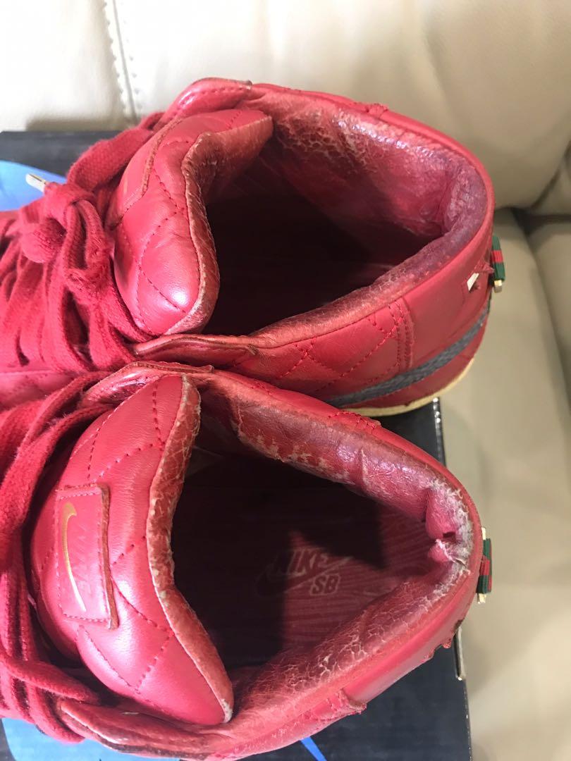 Very Rare “preowned” Nike x Supreme Blazer Red, Men's Fashion, Footwear ...