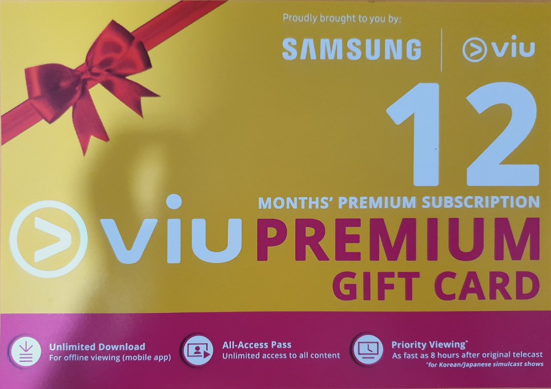 Viu premium subscription, Tickets & Vouchers, Vouchers on Carousell