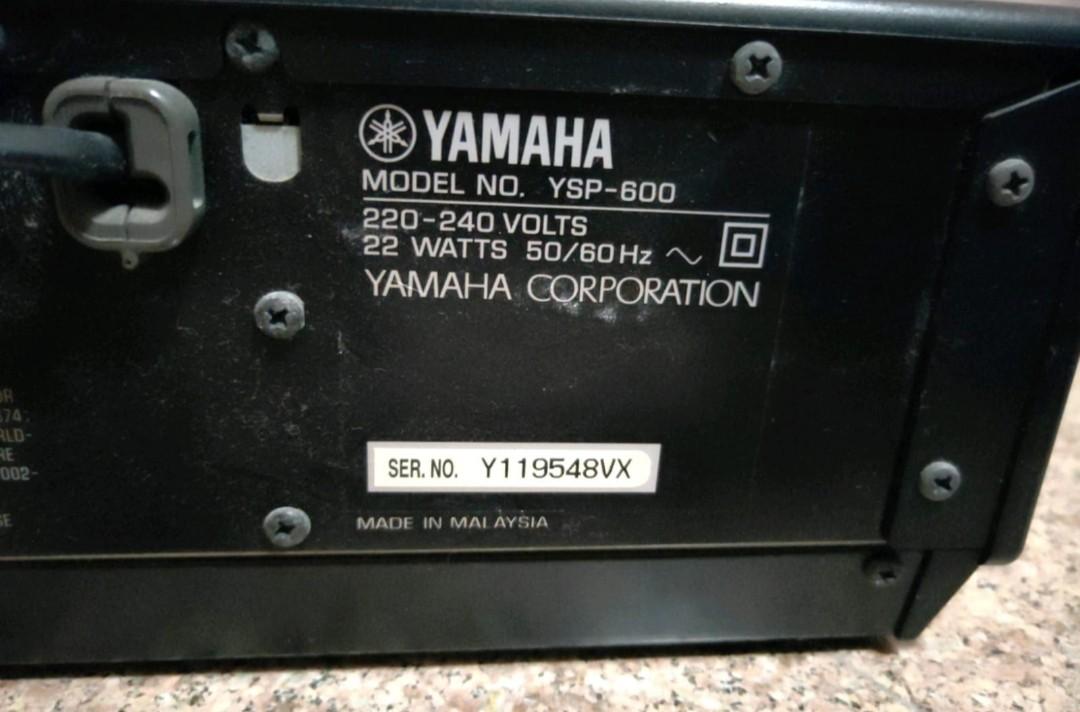 Yamaha YSP 600, Audio, Soundbars, Speakers & Amplifiers on Carousell