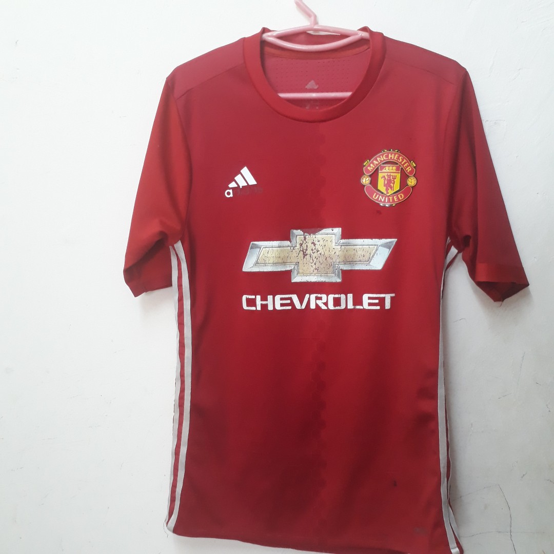 Adidas Manchester United Chevrolet Authentic jersey, Men's Fashion ...