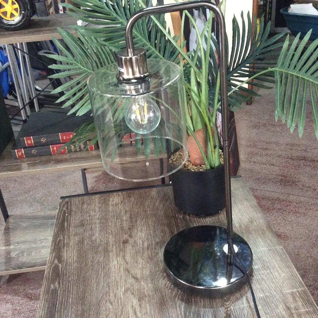 Anko Glass Table lamp, Furniture & Home Living, Lighting & Fans ...