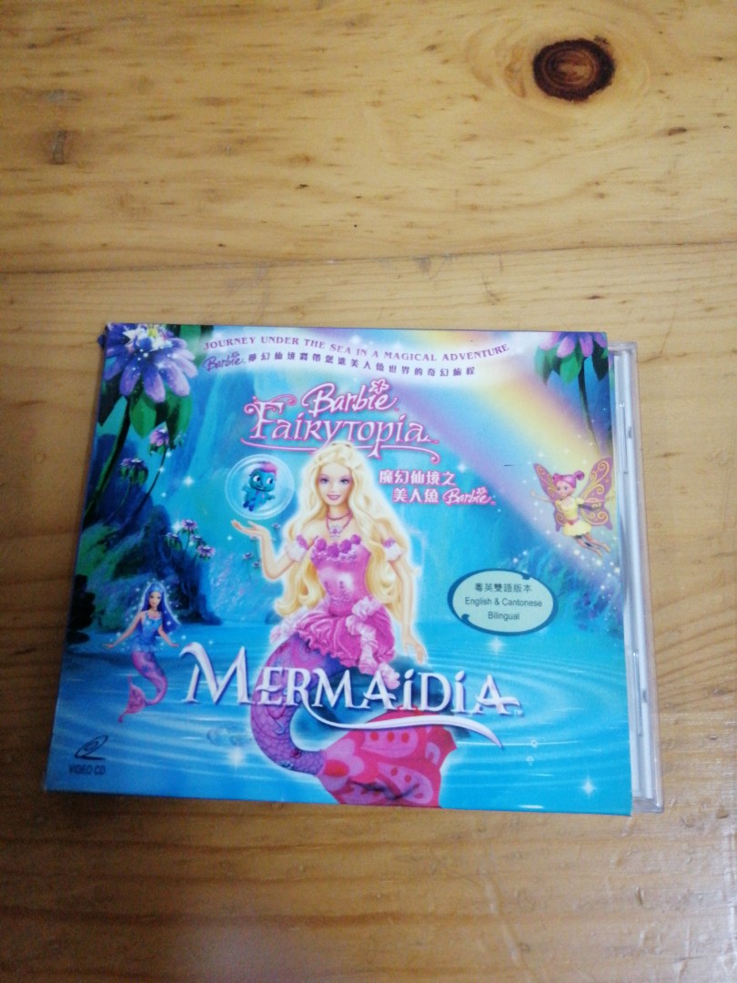 Barbie Fairytopia: Mermaidia VCD, 興趣及遊戲, 收藏品及紀念品, 明星周邊 - Carousell