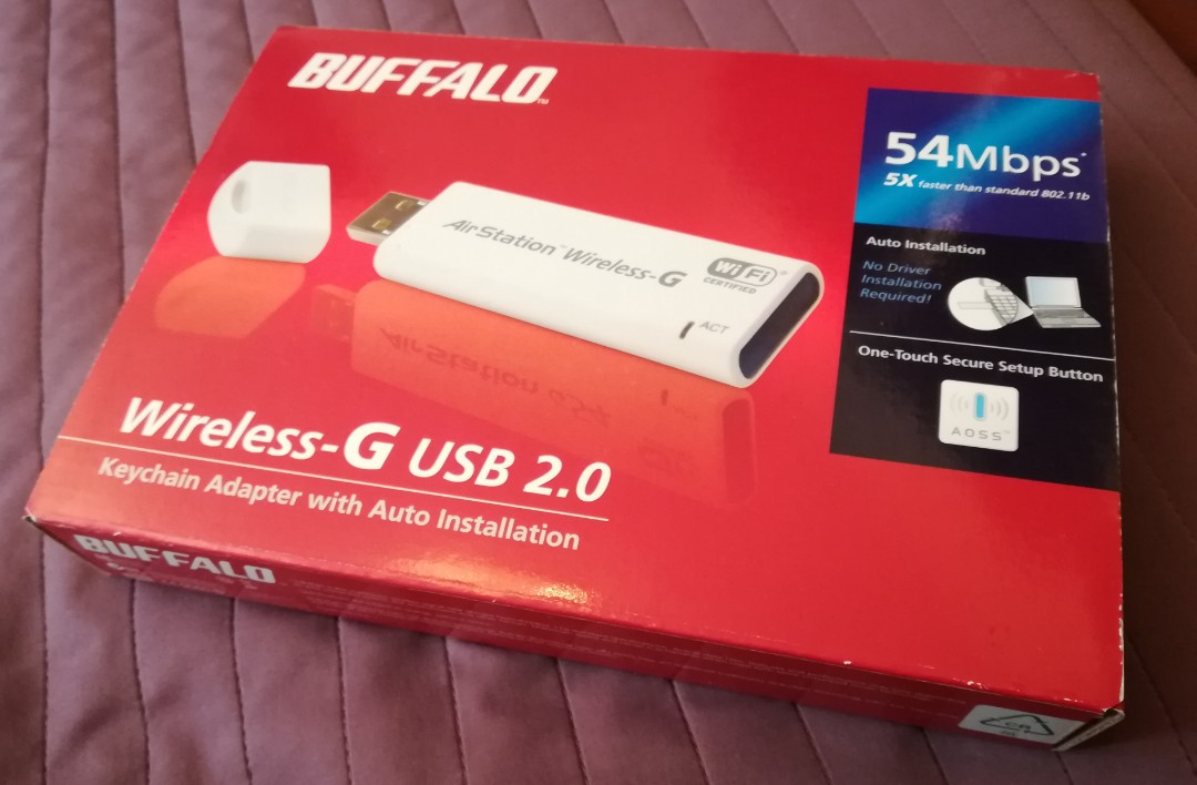 Buffalo Wireless-G USB 2.0, 手提電話, 電話及其他裝置配件, 充電器及電線 - Carousell