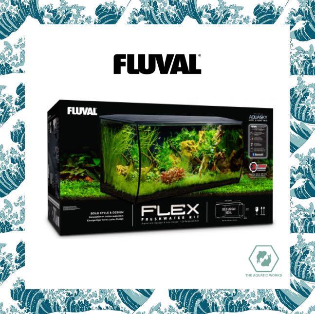 Fluval 123L Flex all in one aquarium, Pet Supplies, Homes & Other Pet ...