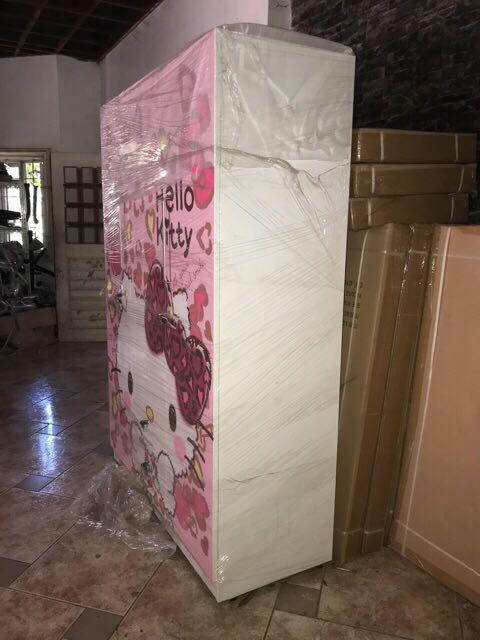 Hello Kitty Steel Wardrobe Closet, Babies & Kids, Baby Nursery & Kids ...