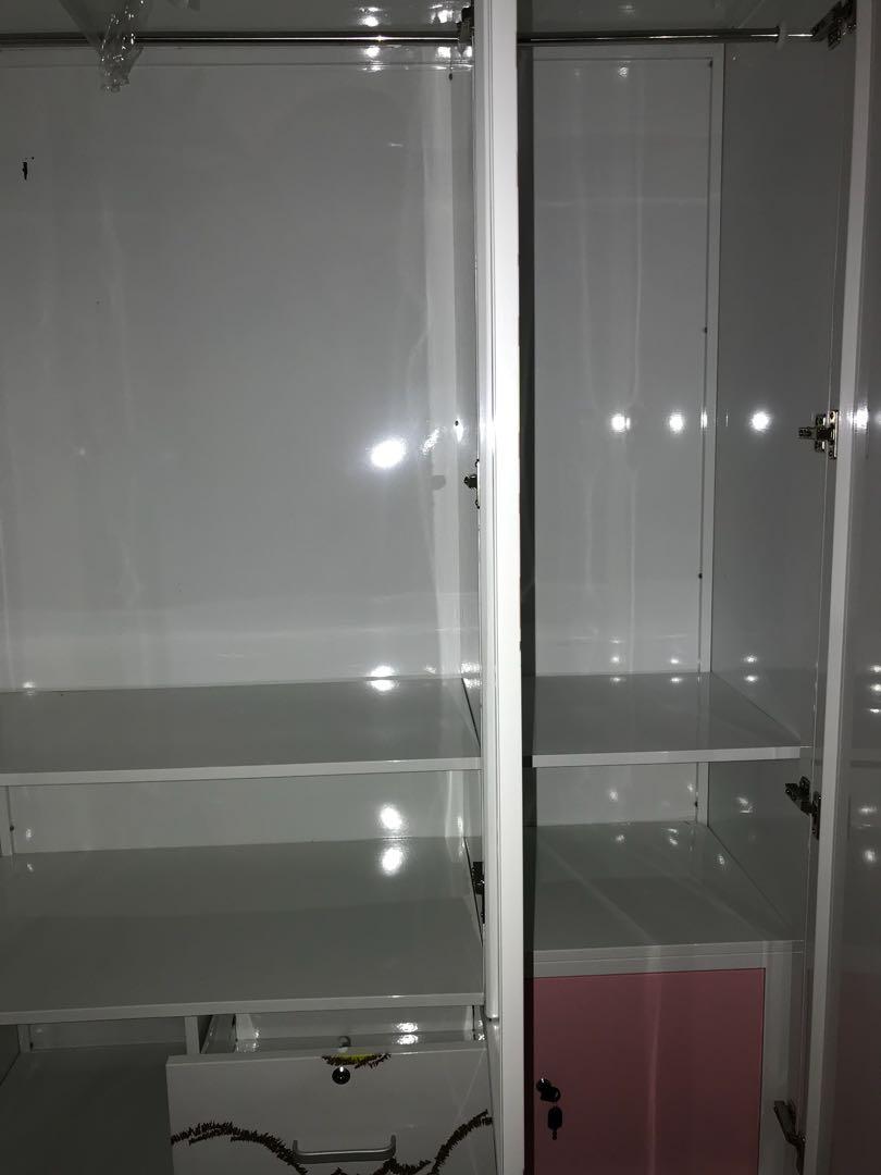 Hello Kitty Steel Wardrobe Closet, Babies & Kids, Baby Nursery & Kids ...