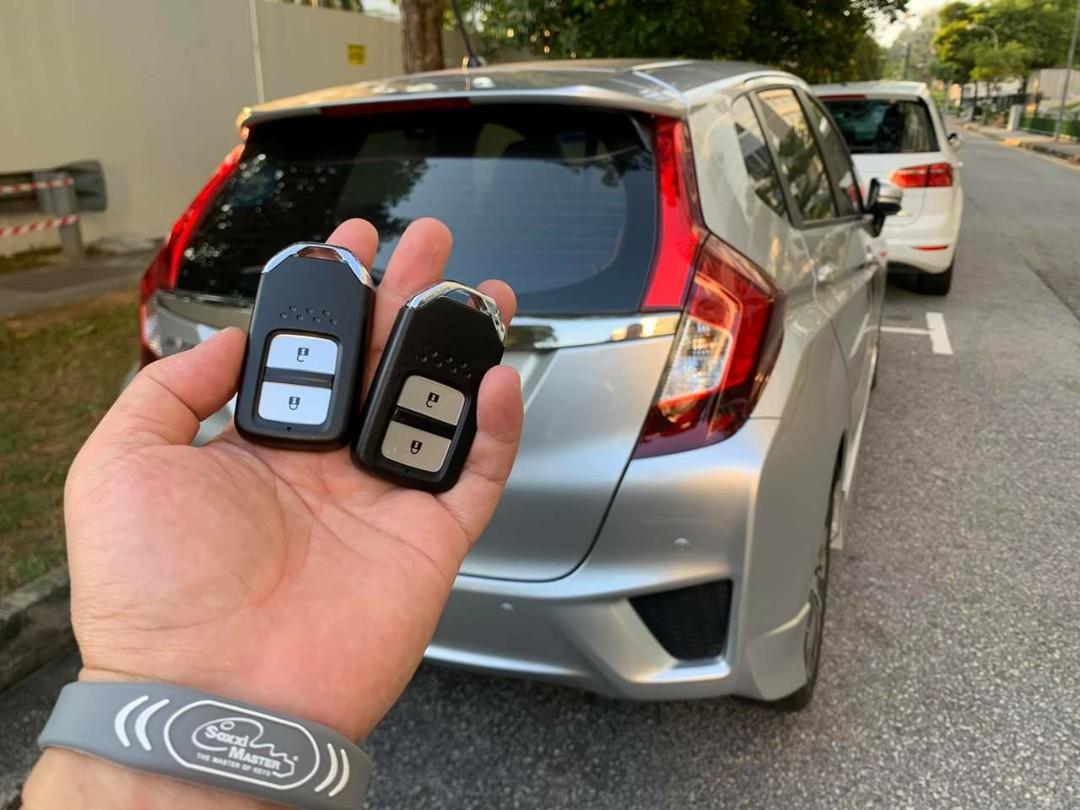 #HONDA JAZZ 2018 all keys lost#Two sets of new smart remotes# made and ...