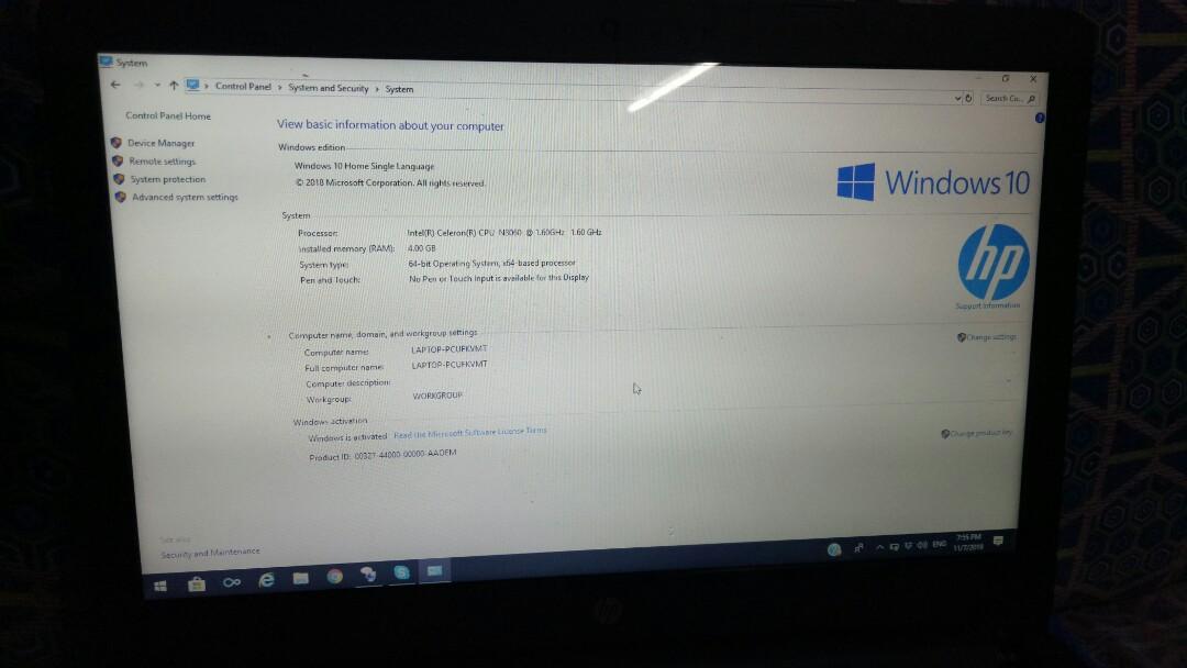 HP Laptop Windows 10, Computers & Tech, Laptops & Notebooks on Carousell