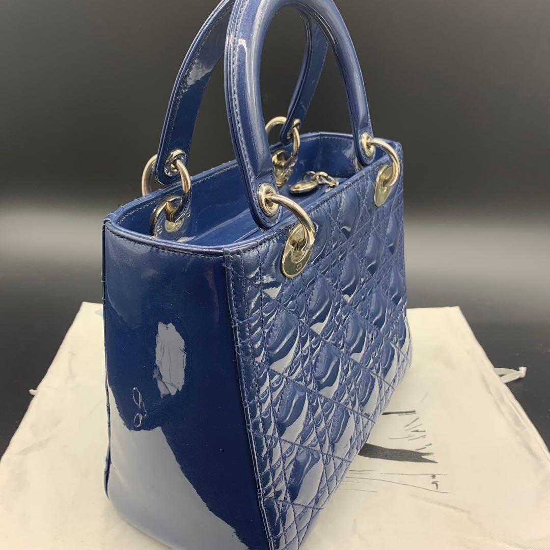 Lady Dior Blue, Luxury, Bags & Wallets on Carousell