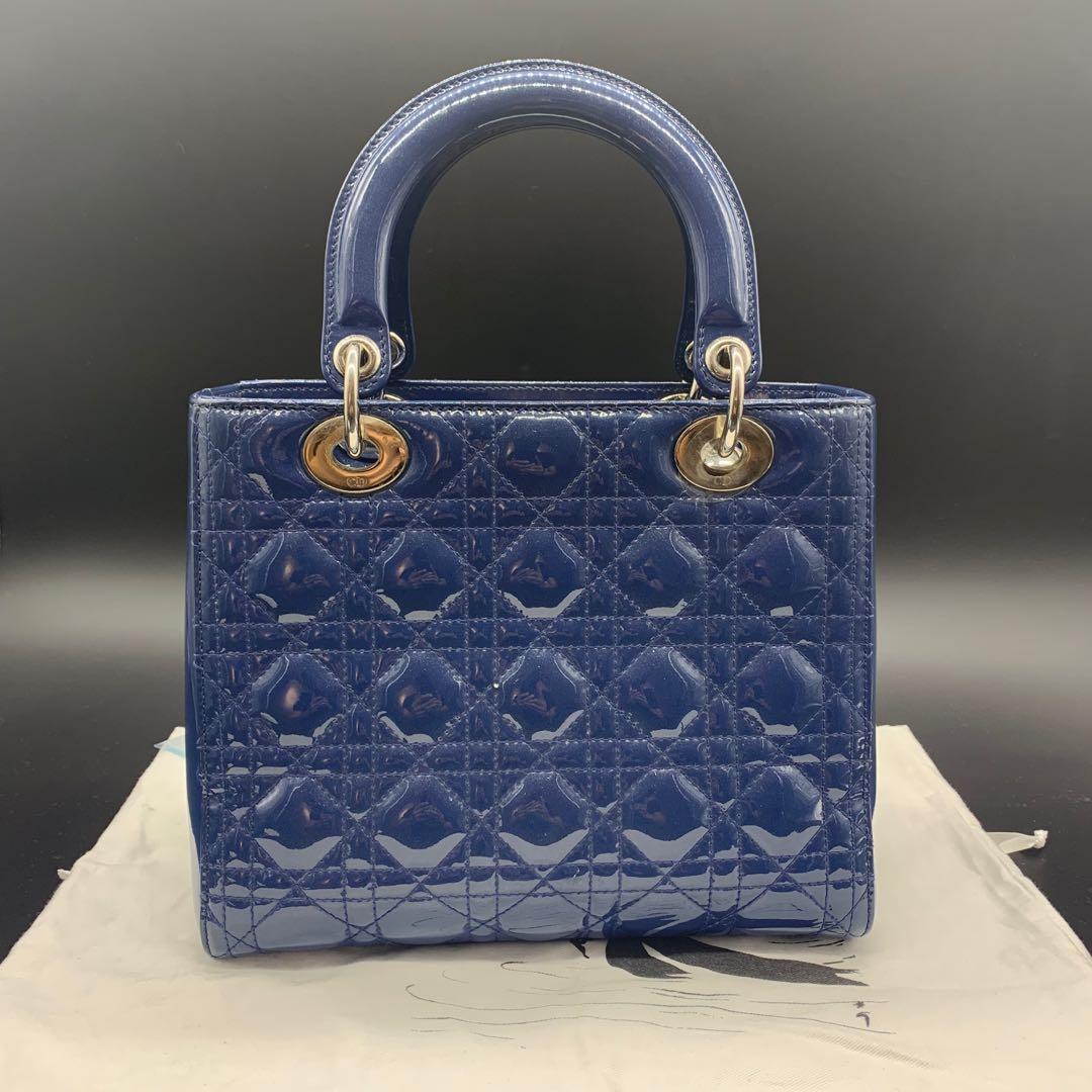 Lady Dior Blue, Luxury, Bags & Wallets on Carousell