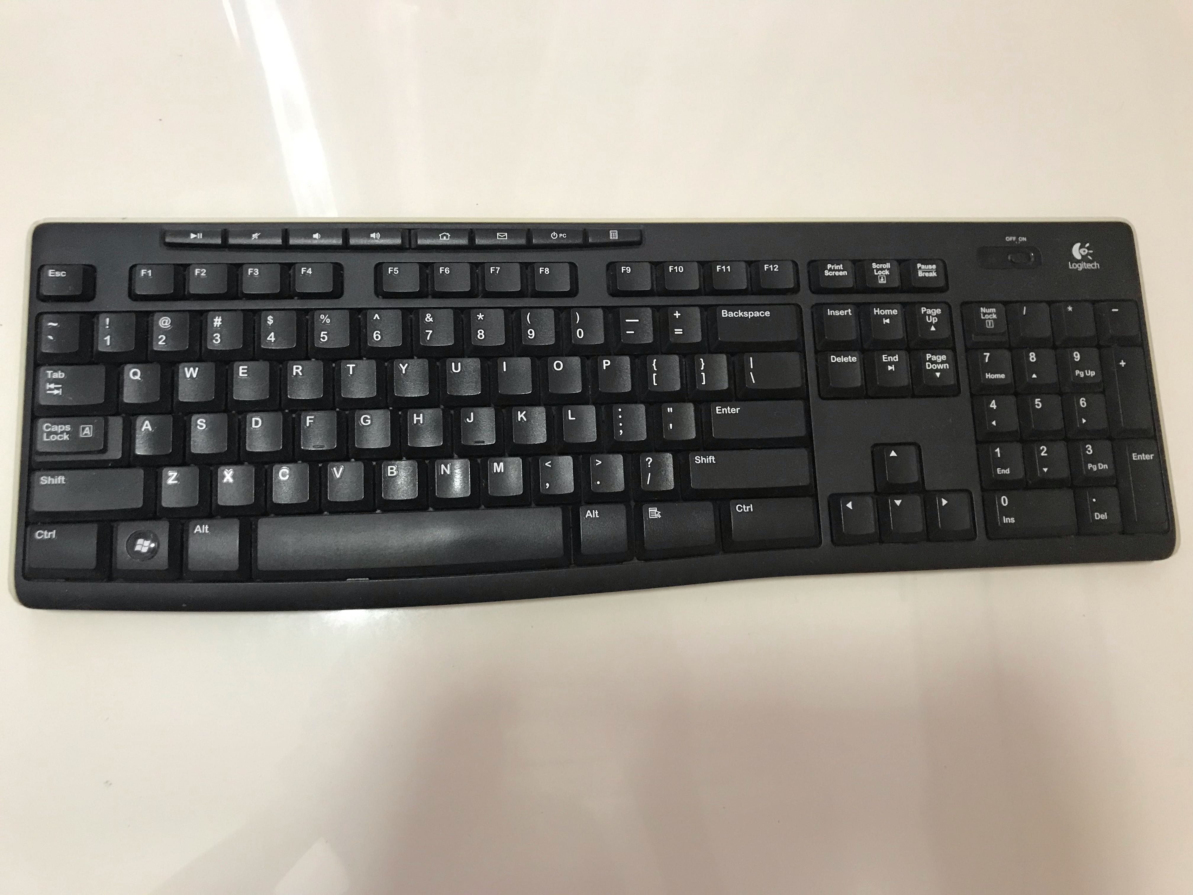 Logitech K270 Wireless Keyboard Computers And Tech Parts And Accessories