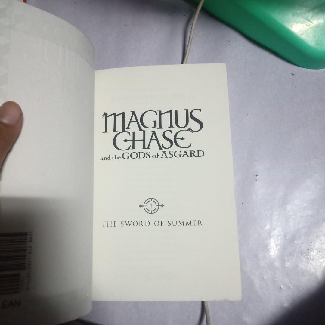 MAGNUS CHASE BOOK 1, Hobbies & Toys, Books & Magazines, Children's ...