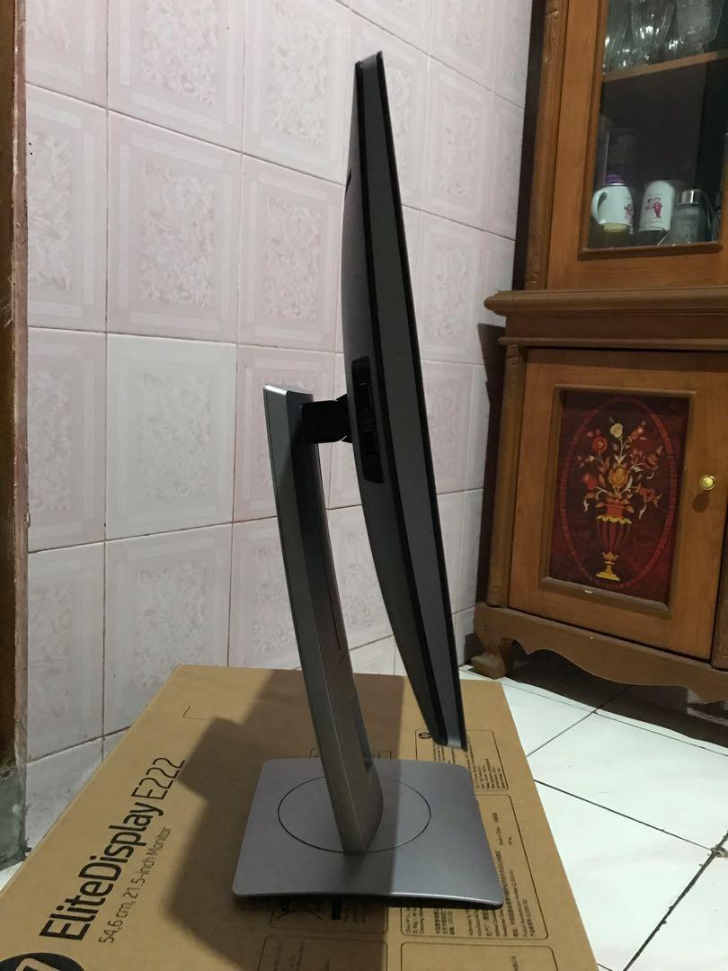 Monitor HP EliteDisplay E222, Elektronik, Bagian Komputer & Aksesoris ...